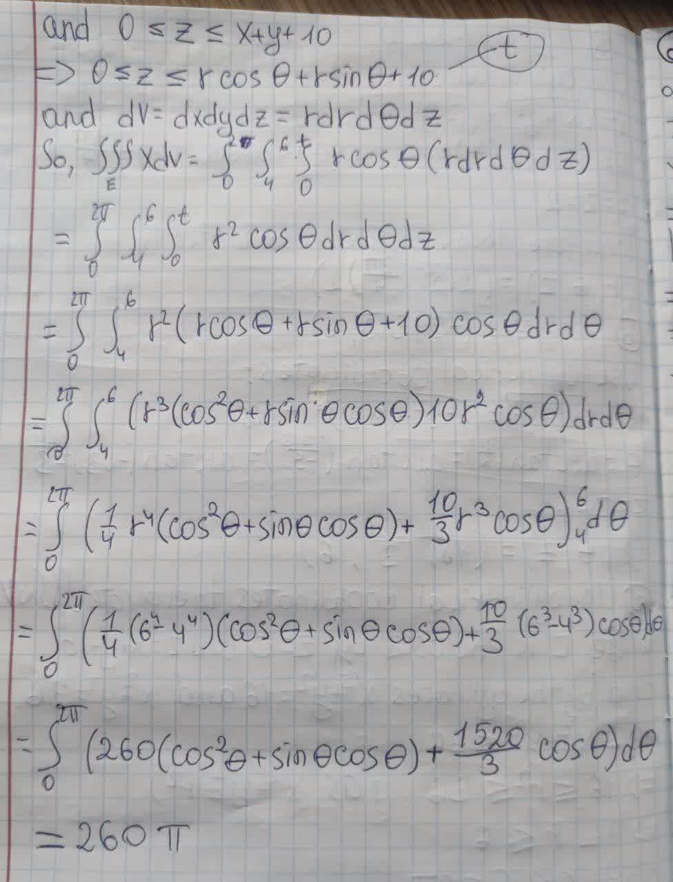  Change From Rectangular To Cylindrical Coordinates Let R 0 Solved And Explained Plainmath